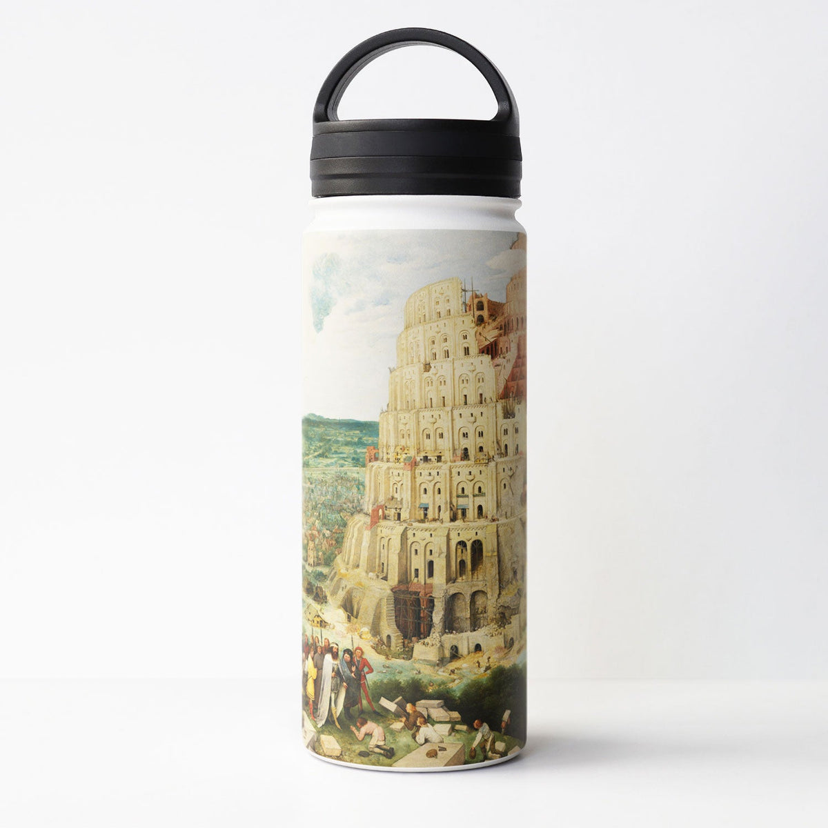 The Tower of Babel by Pieter Bruegel the Elder - Water Bottles ...